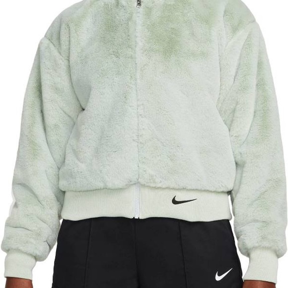 Nike | Jackets & Coats | Nike Sportswear Essentials Womens Faux Fur ...